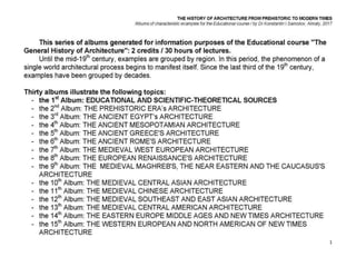 The history of Architecture from Prehistoric to Modern times: The Album ...