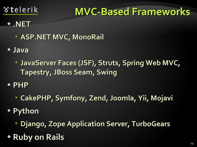 Architectural Patterns and Software Architectures: Client-Server, Multi-Tier, MVC, MVP, MVVM ...