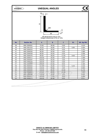 Aluminium Architectural Section Profiles Manufacturer & Supplier | PDF