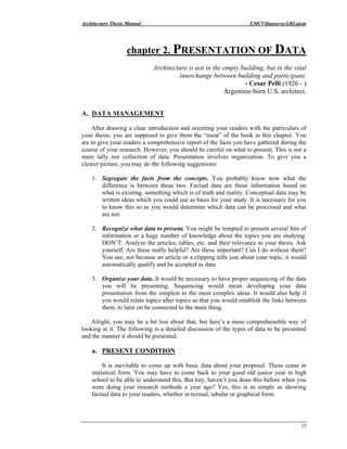 Architectural thesis Manual | PDF