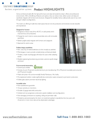 Genius Architectural Walls Overview | PDF