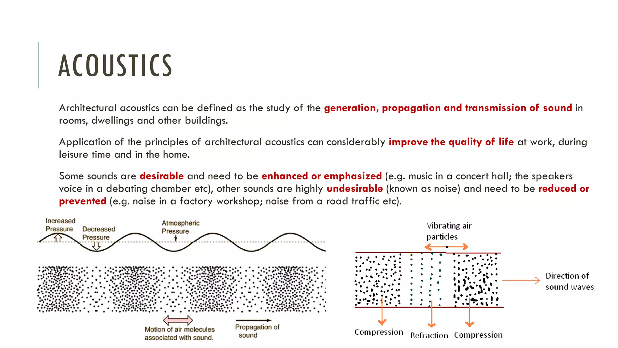Architectural acoustics | PDF