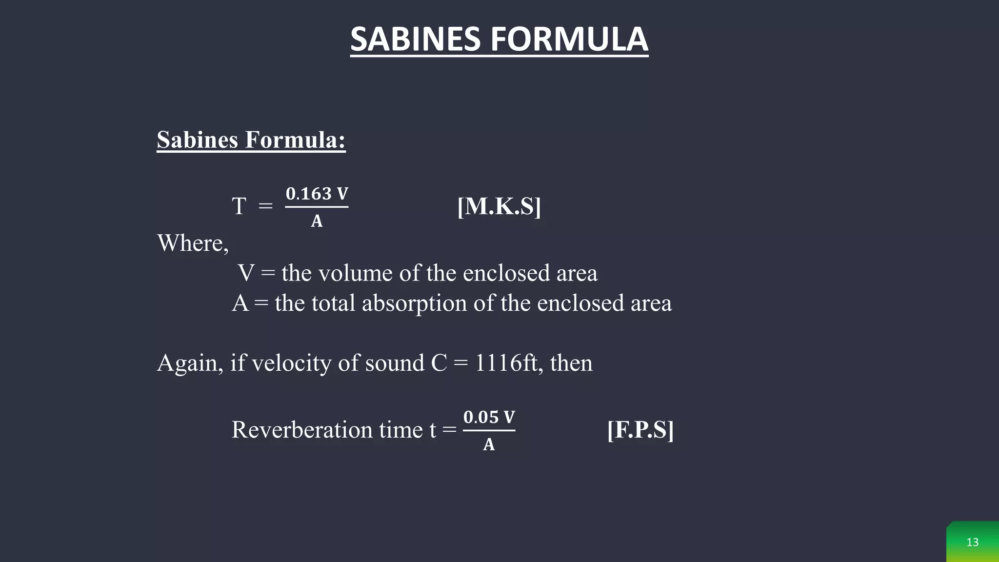 Architectural Acoustics | PPTX | Science