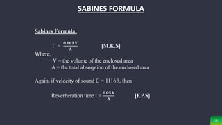 Architectural Acoustics | PPTX