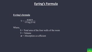Architectural Acoustics | PPTX