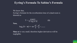Architectural Acoustics | PPTX