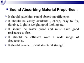 Architectural acoustics | PPT