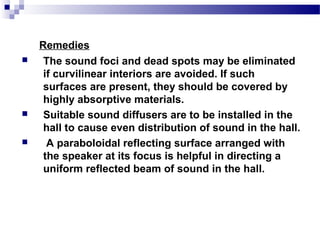 Architectural acoustics | PPT