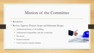 Architectural Advisory Committee | PPT