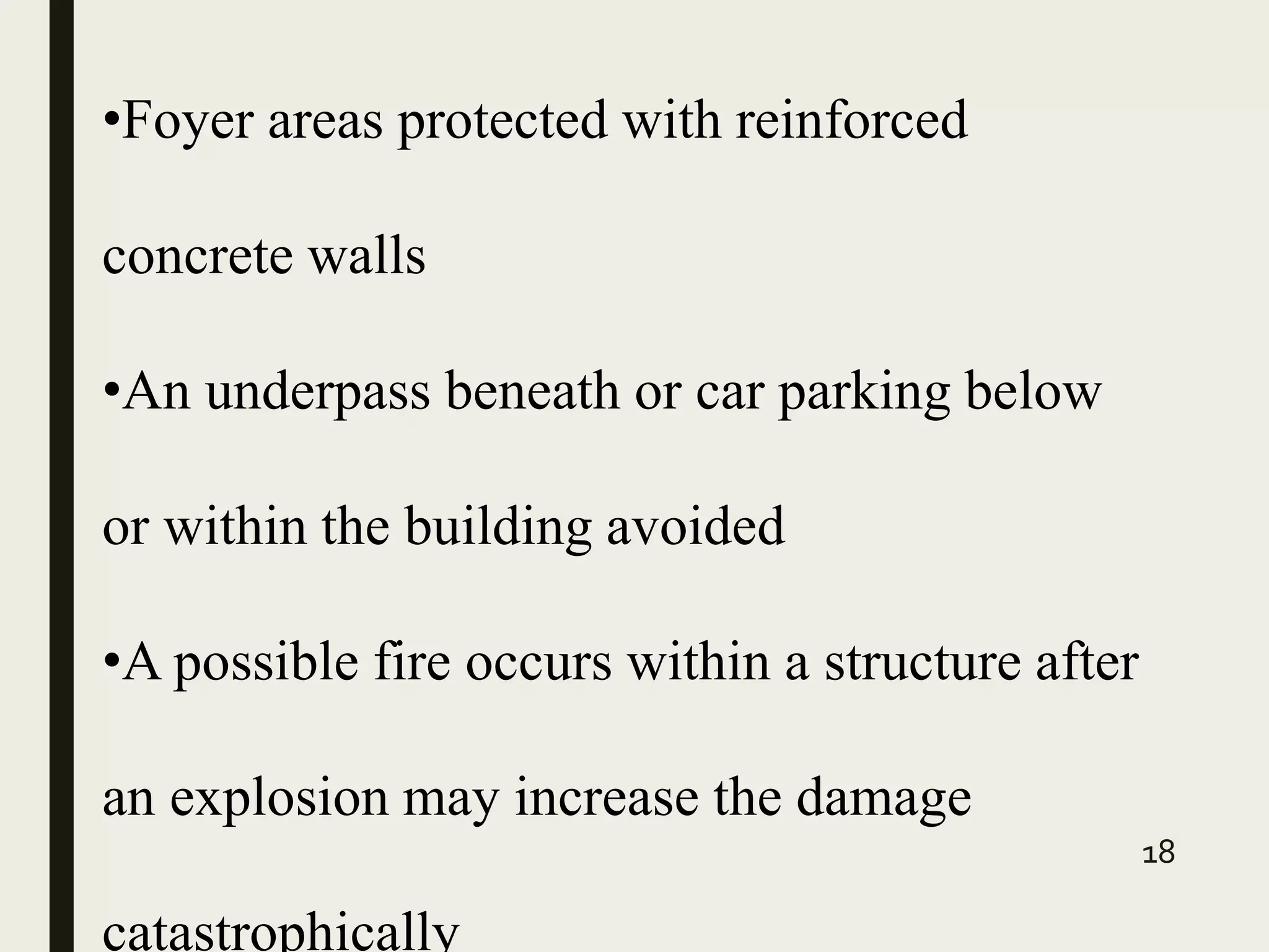 Architectural and structural design for blast resistant buildings | PPTX