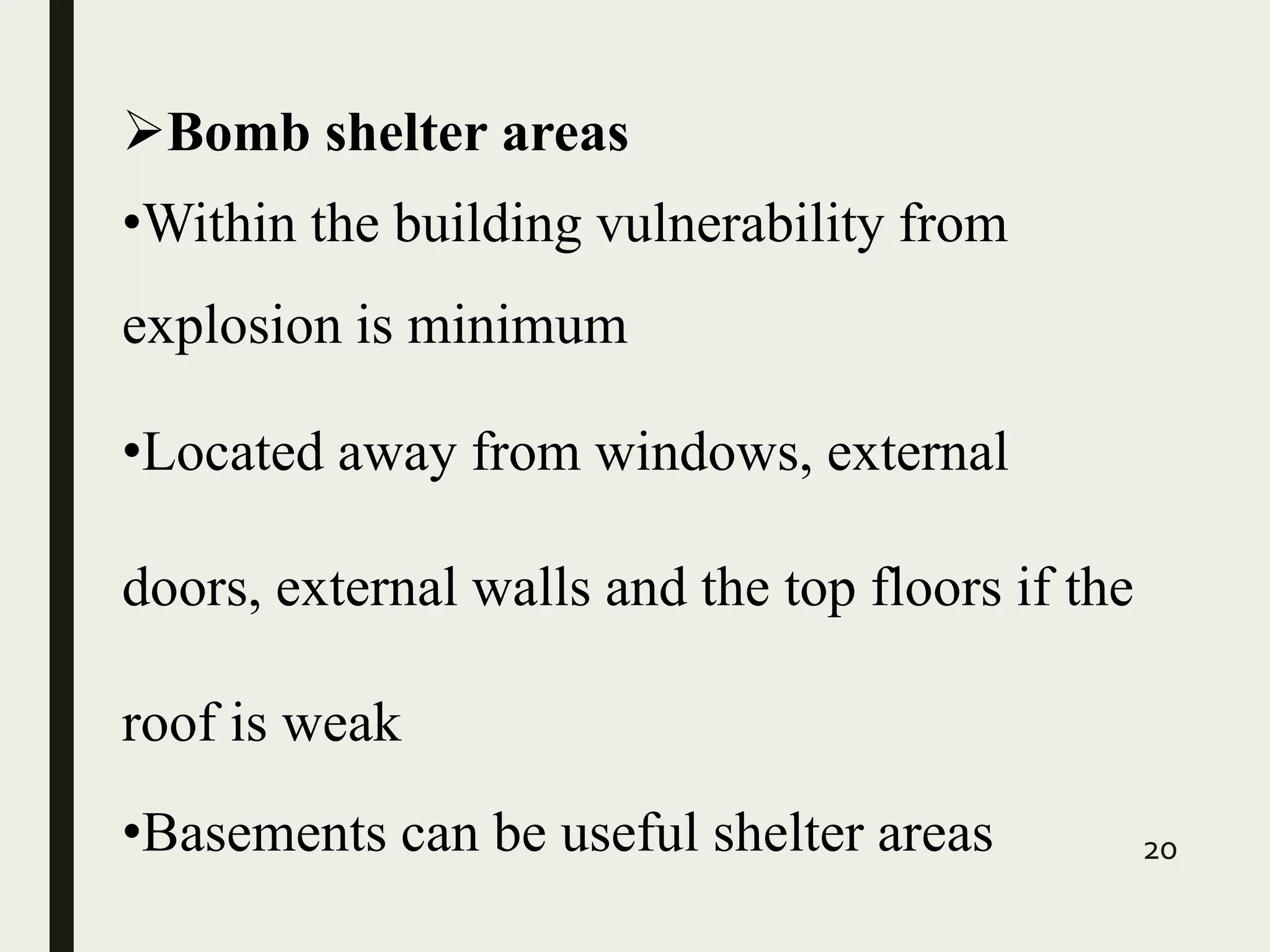 Architectural and structural design for blast resistant buildings | PPTX