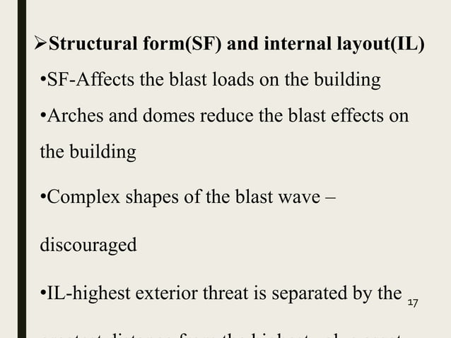 Architectural and structural design for blast resistant buildings ...