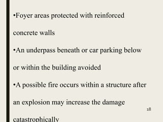 Architectural and structural design for blast resistant buildings ...