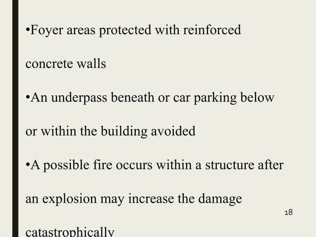 Architectural and structural design for blast resistant buildings ...