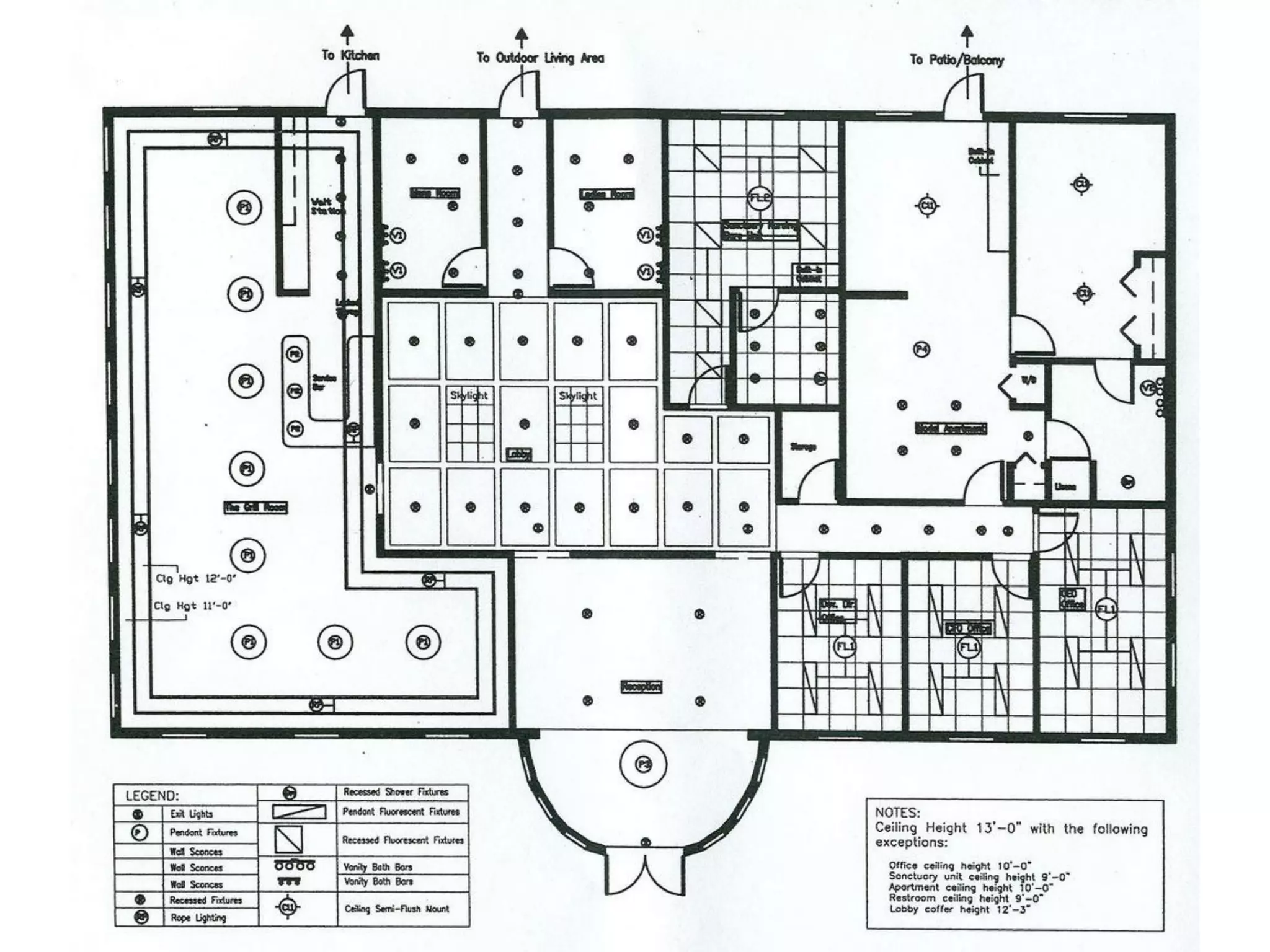 Architectural and Technical Detailing - Reflected Ceiling Plan - False ...
