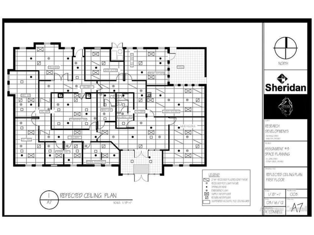 Architectural and Technical Detailing - Reflected Ceiling Plan - False ...
