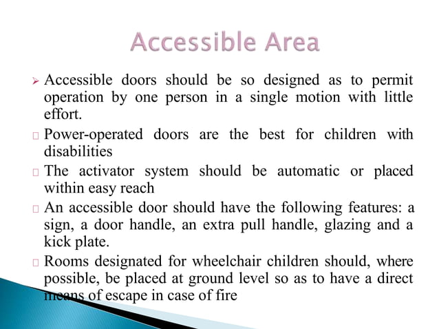 Architectural barrier for Disabled people | PPTX | Bath and Shower ...