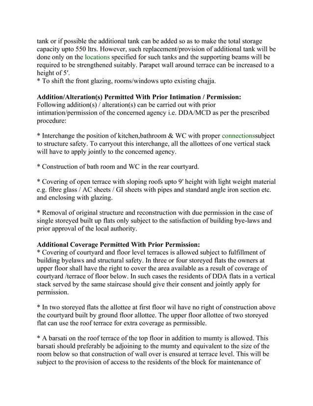 DDAs Building ByLaws | DOCX | Civil Engineering Industry | Industries