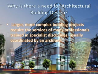 Architectural building design and culture and its effects | PPTX