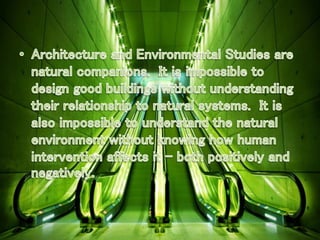 Architectural building design and culture and its effects | PPTX