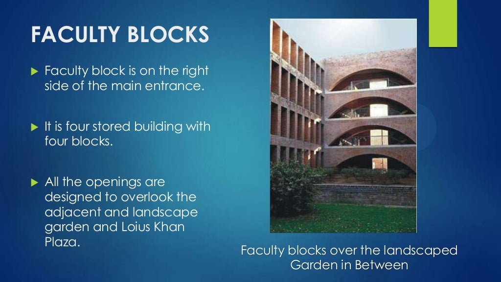 Architectural case study of IIM ahemdabad by louis i khan Architectural case study of IIM ahemdabad by louis i khan