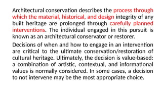 Architectural Conservation Introduction.pptx