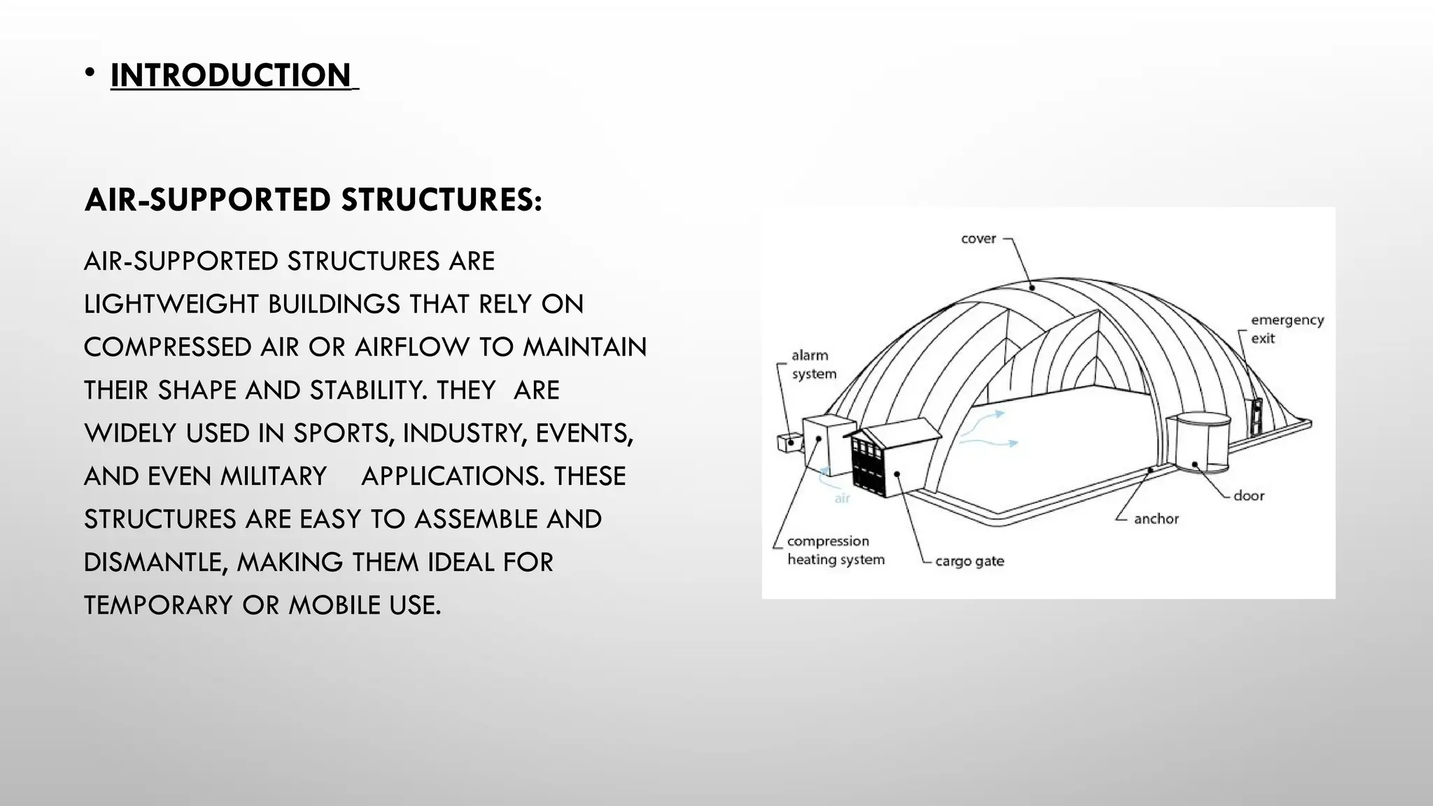 air supported system construction building .pptx