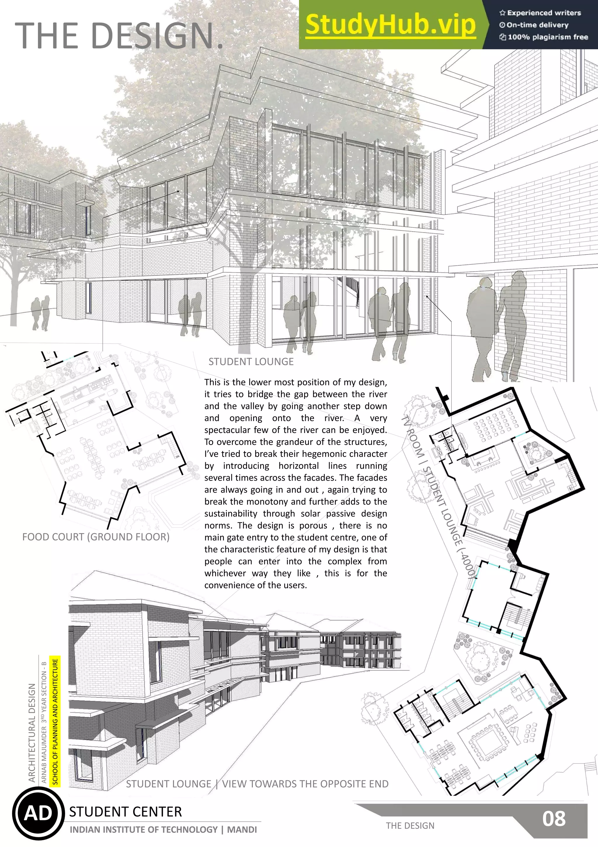 Architectural Design - Student Center | PDF