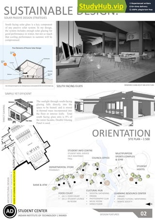 Architectural Design - Student Center | PDF