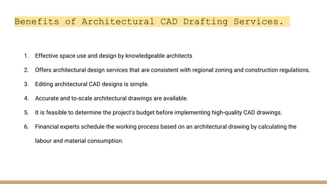 Architectural Design and Drafting Services.pptx | Free Download