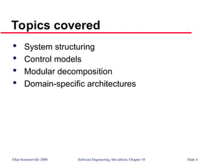 software Architectural Design software engineering | PPT