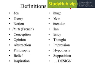 Architectural Design Concepts - | PDF
