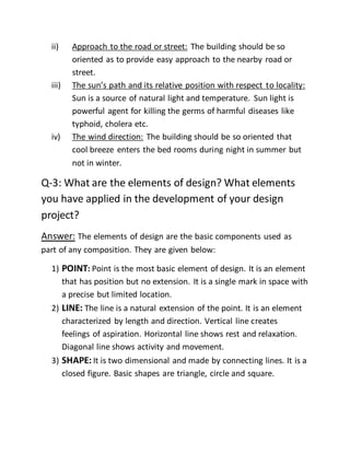 Architectural design for planners | DOCX