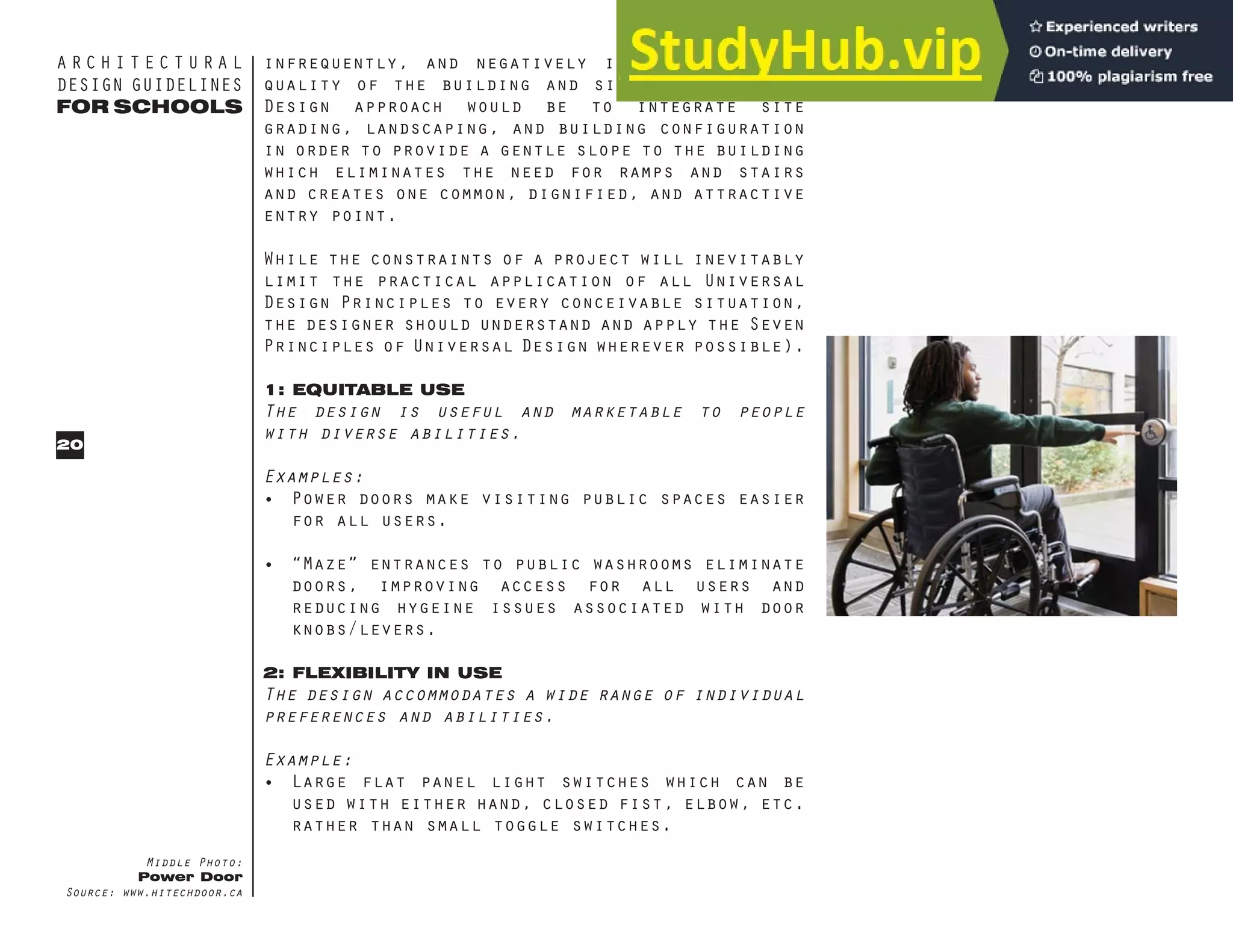 ARCHITECTURAL DESIGN GUIDELINES FOR SCHOOLS TECHNICAL SERVICES BRANCH ...