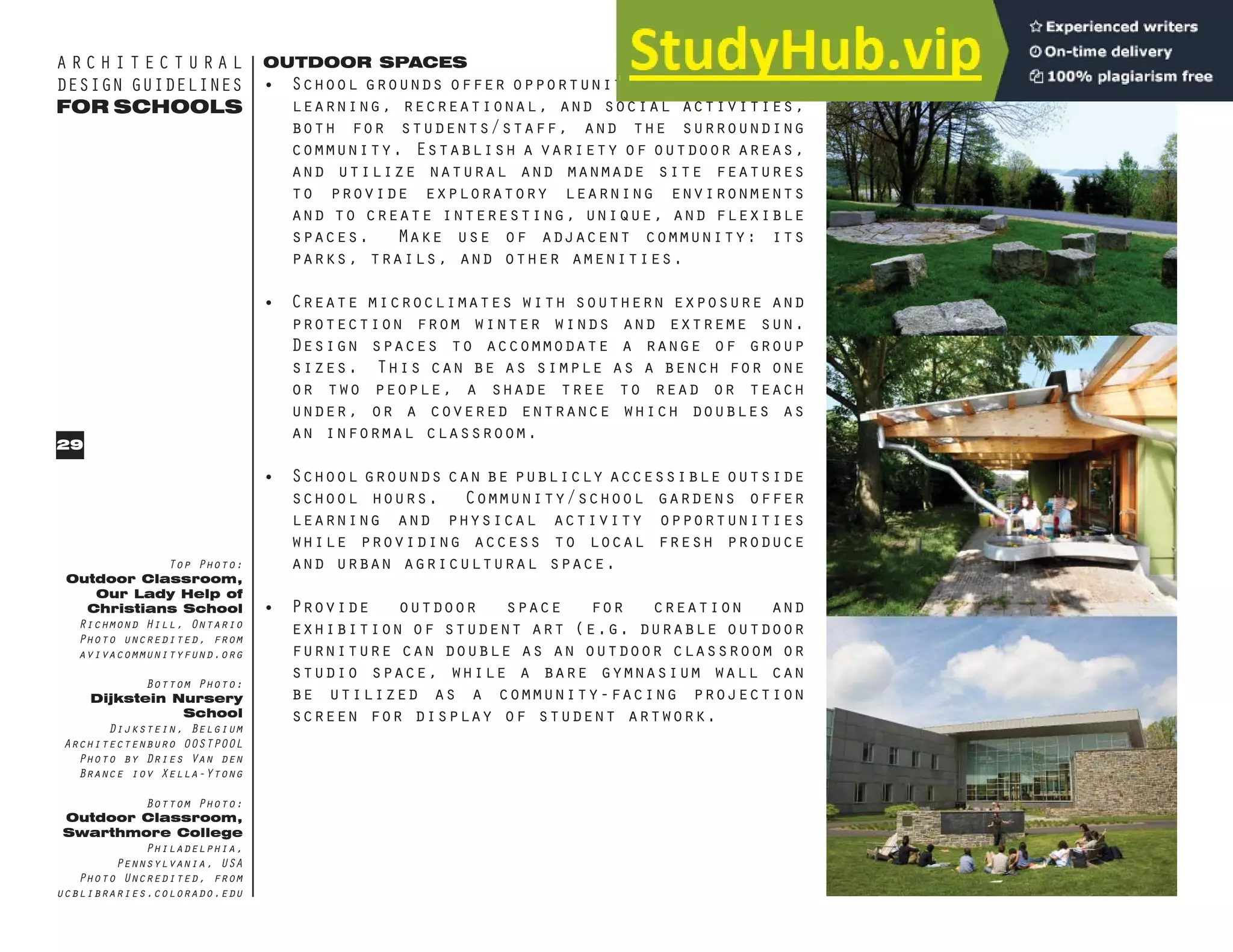 ARCHITECTURAL DESIGN GUIDELINES FOR SCHOOLS TECHNICAL SERVICES BRANCH ...