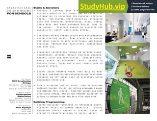 ARCHITECTURAL DESIGN GUIDELINES FOR SCHOOLS TECHNICAL SERVICES BRANCH ...