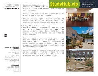 ARCHITECTURAL DESIGN GUIDELINES FOR SCHOOLS TECHNICAL SERVICES BRANCH ...