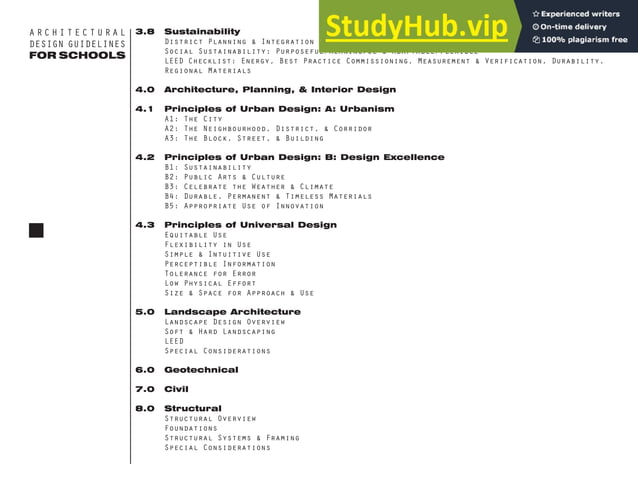 ARCHITECTURAL DESIGN GUIDELINES FOR SCHOOLS TECHNICAL SERVICES BRANCH ...