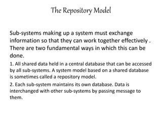 Architectural design of software | PPTX
