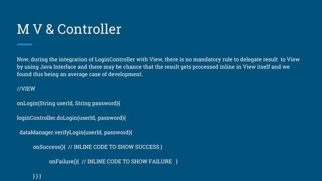 Architectural Design Pattern: Android | PPTX | Web Development | Internet