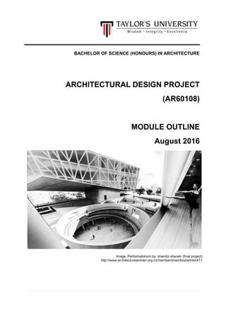Architectural design project module outline august 2016 | PDF ...
