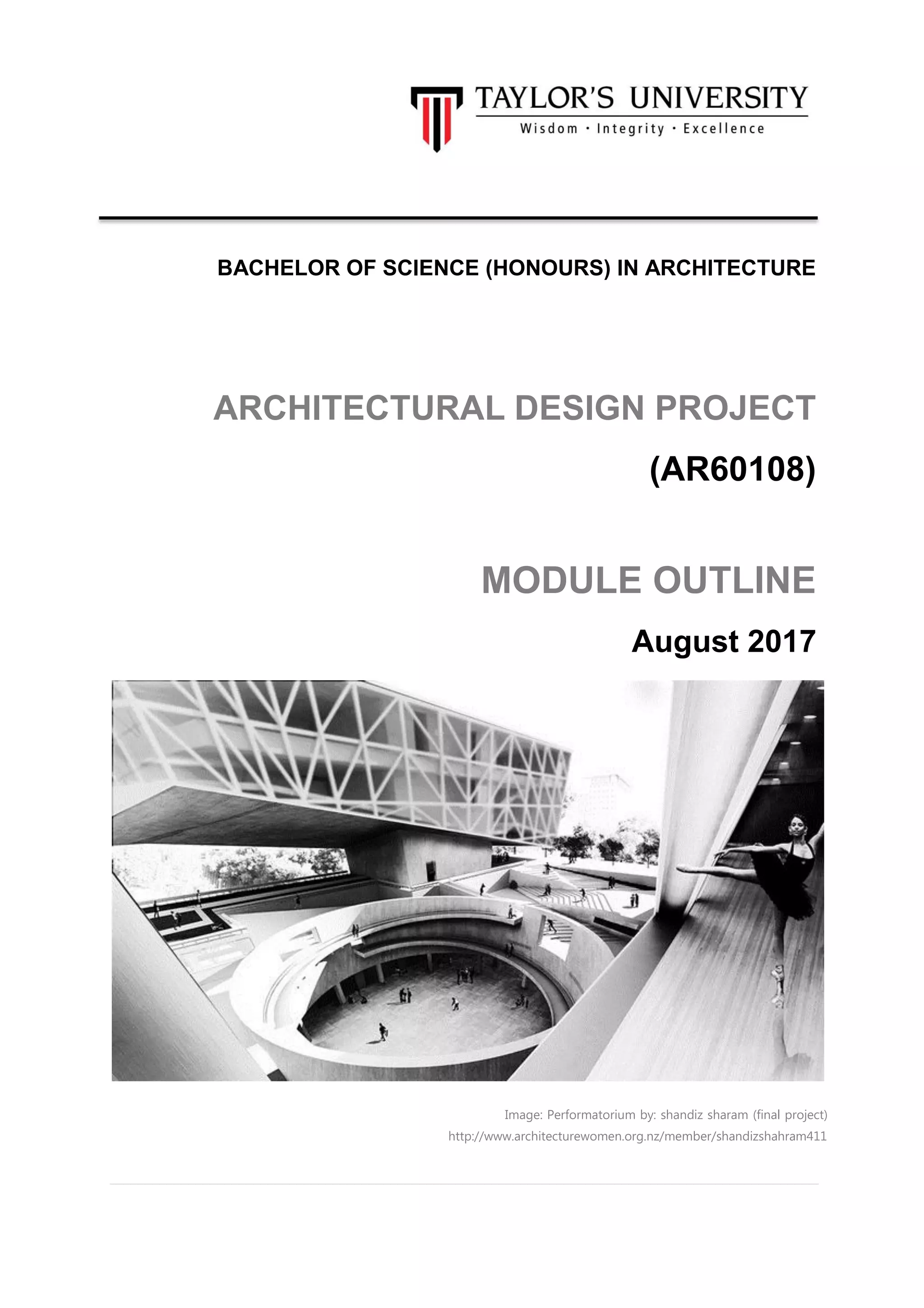 SEM 6 : STUDIO MODULE OUTLINE | PDF
