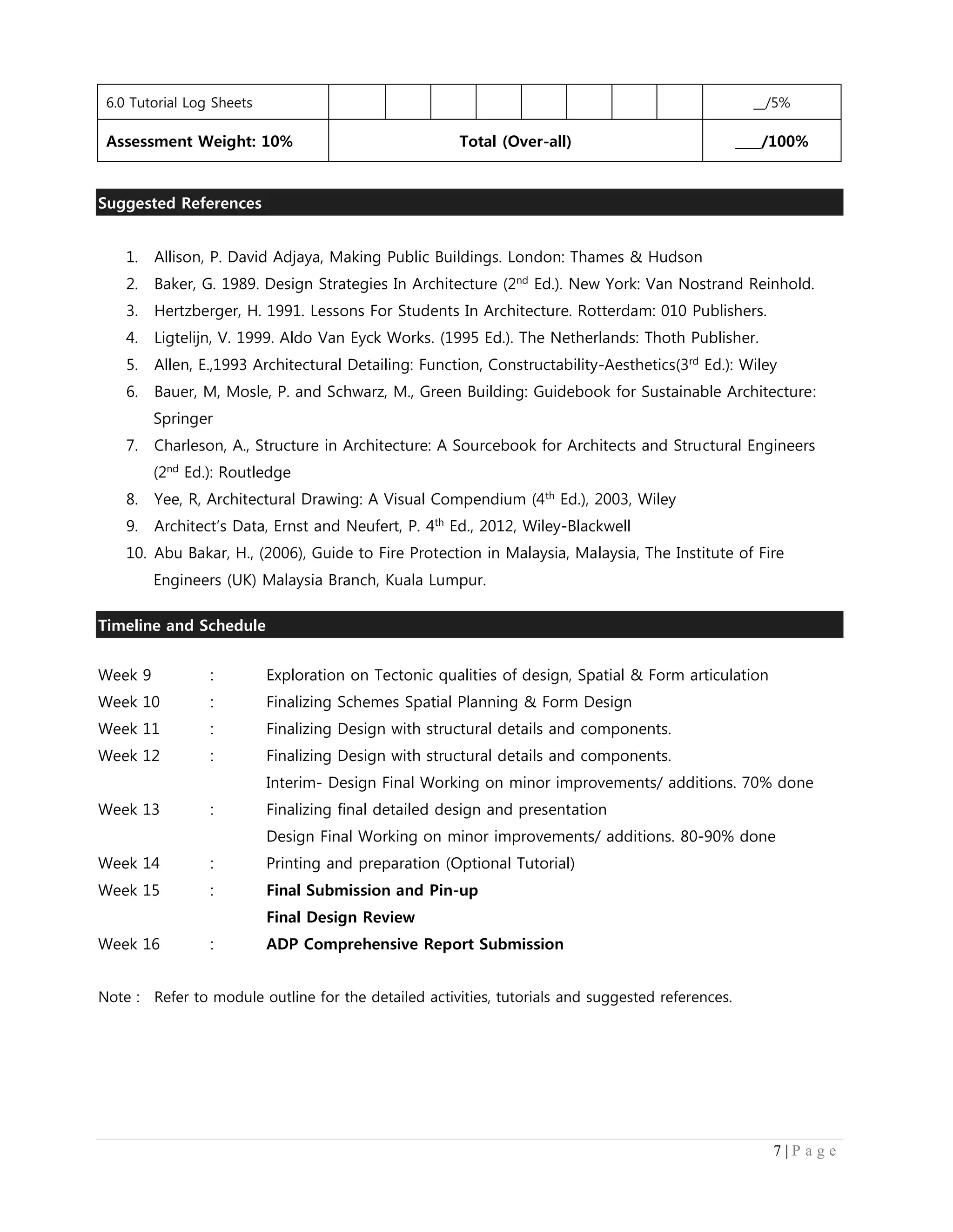 SEM 6 : STUDIO PROJECT 1C | PDF