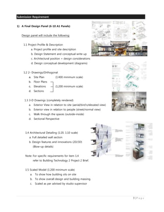 SEM 6 : STUDIO PROJECT 1C | PDF