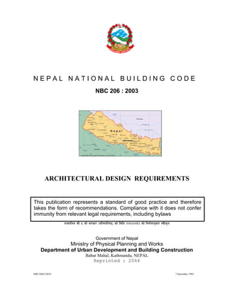 Architectural design requirements | PDF
