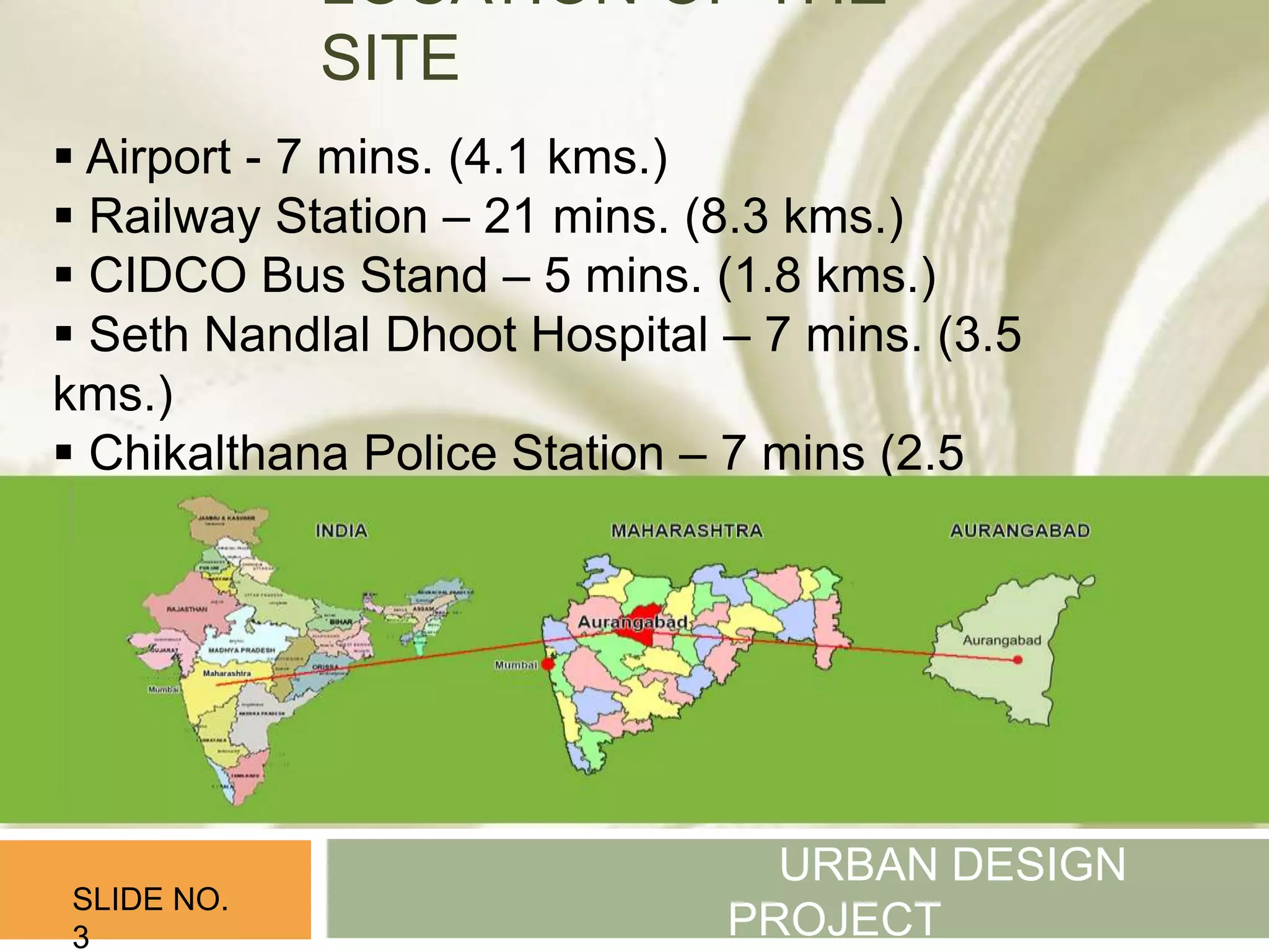 Architectural design site analysis | PPTX