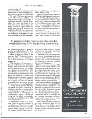 Architectural digest the suv redefined.01 2004 | PDF