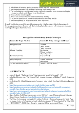 Architectural Dissertation - Eco-Friendly Mosque | PDF