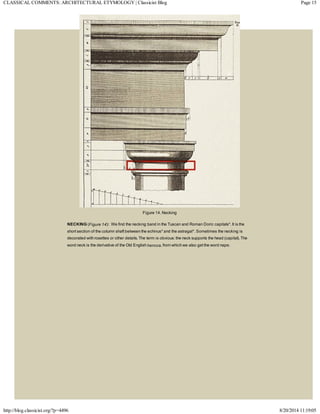 Architectural etymology classicist blog | PDF | Geology | Science
