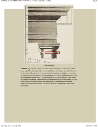 Architectural etymology classicist blog | PDF | Geology | Science